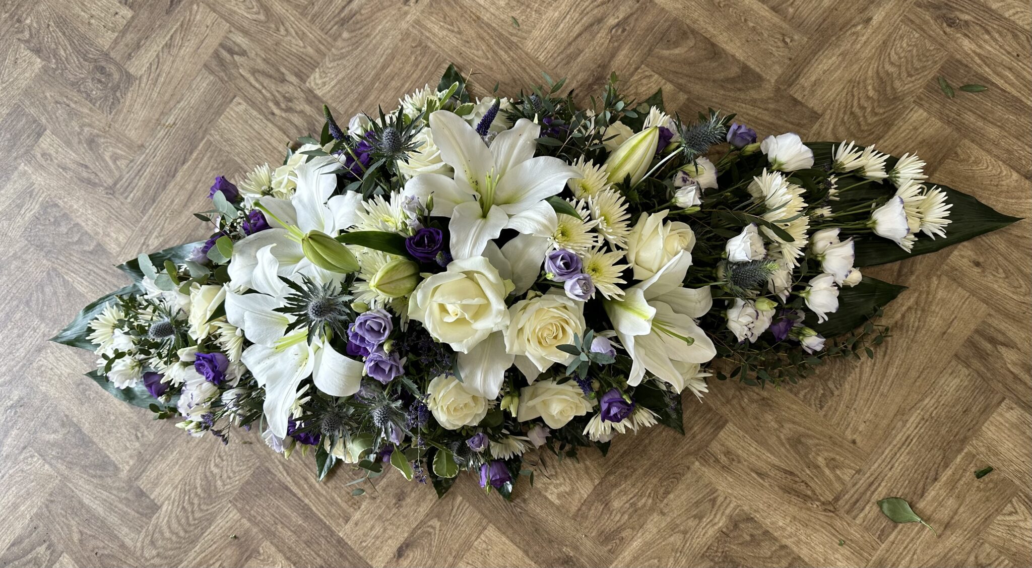 Scottish Spray With Lilies | Showers of Flowers